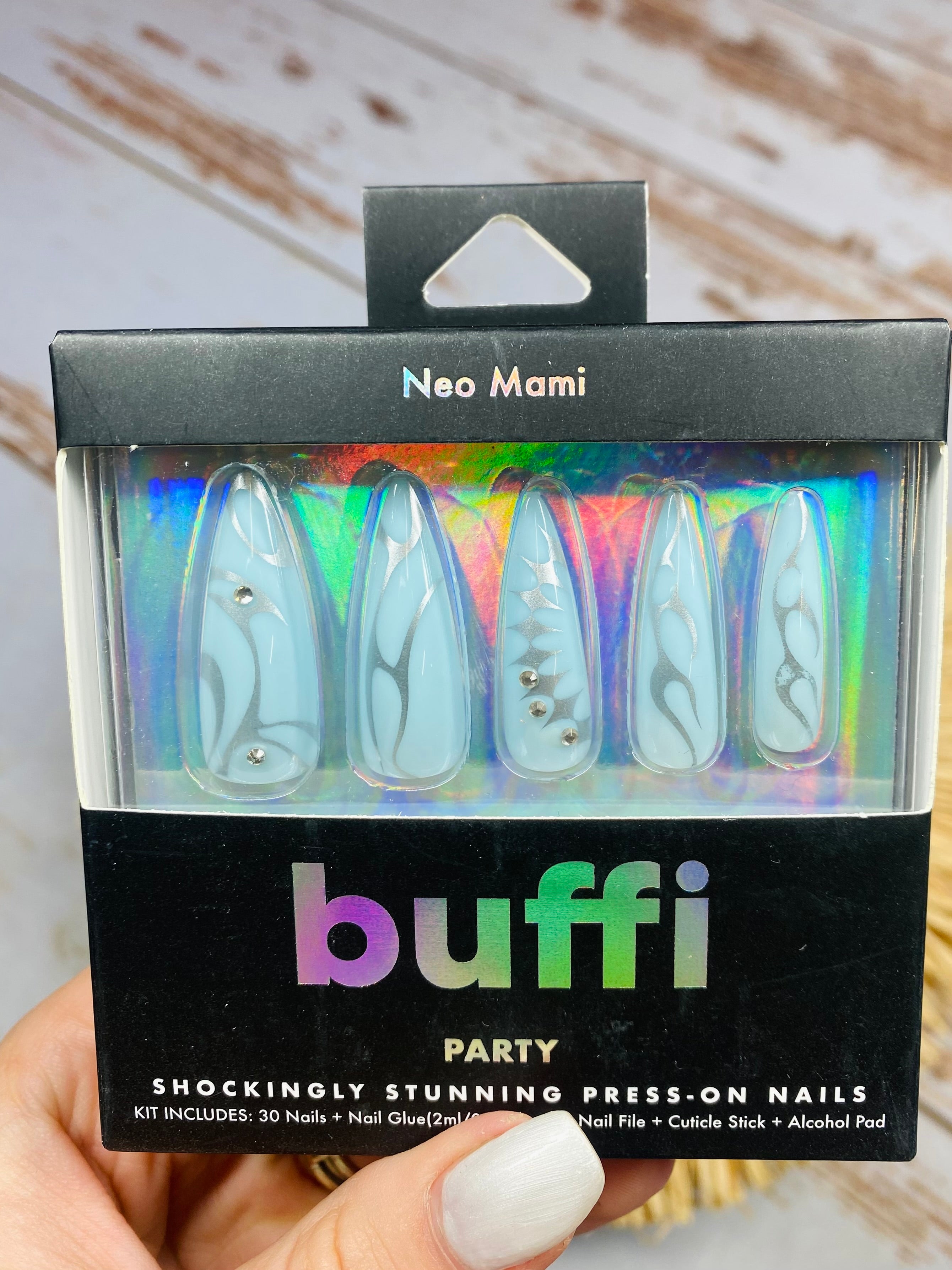 Buffi Press On Nails – Sparkled Leopard Boutique